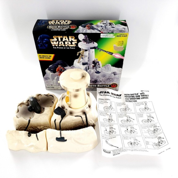 Toys | Vtg Star Wars Hoth Battle Playset W Box Kenner Incomplete ...